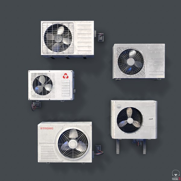 3d air conditioner model
