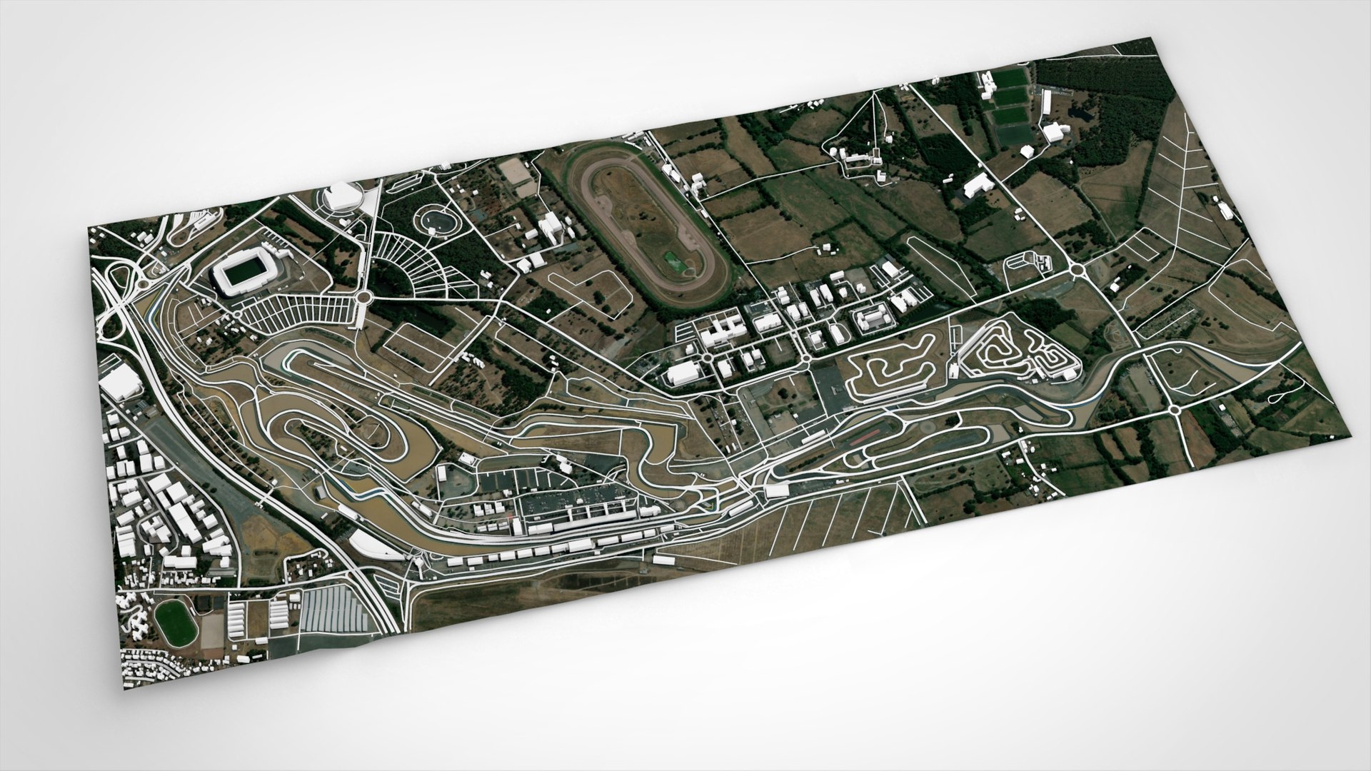 3D model Le Mans Race France - TurboSquid 2168344