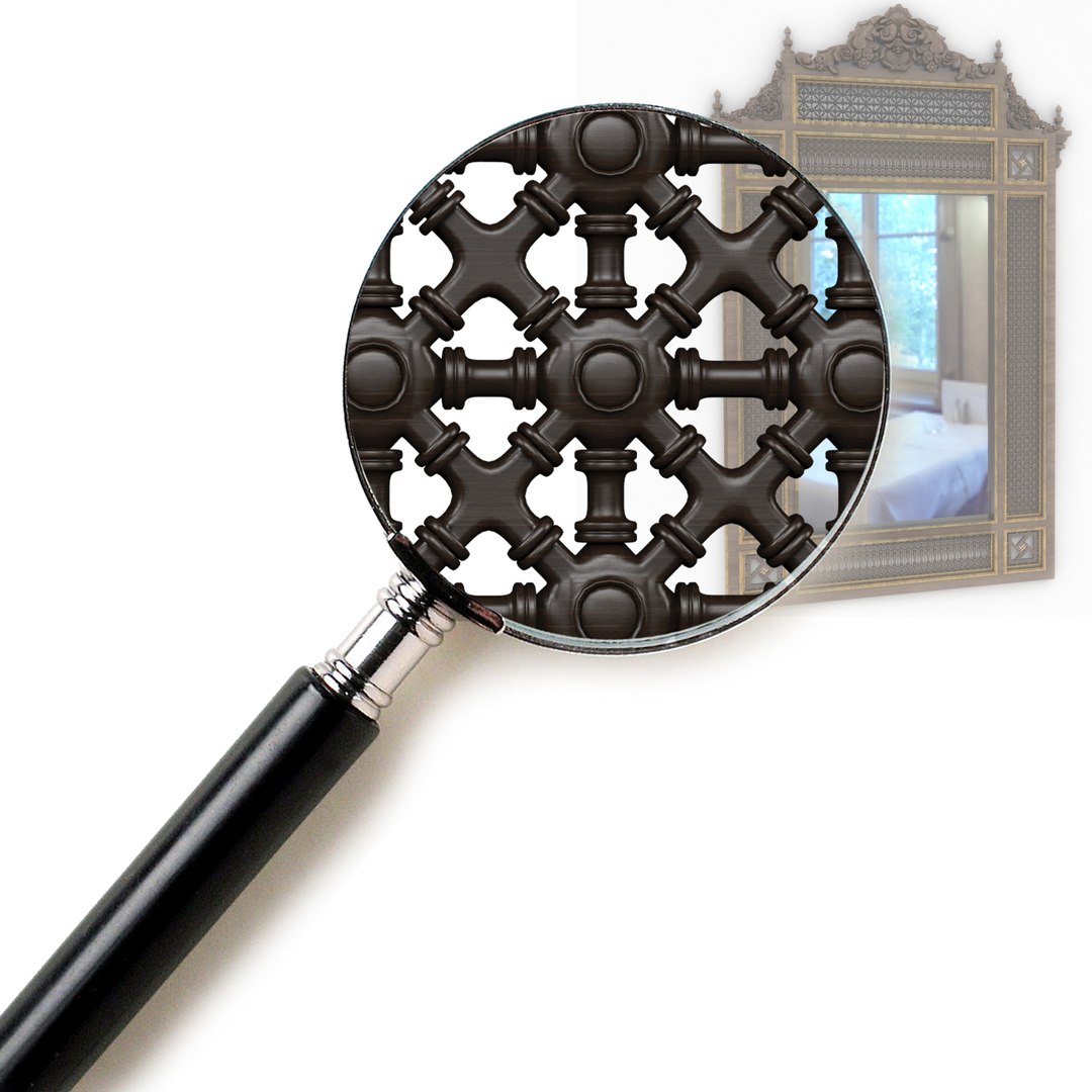 Arabesque Mirror 3D Model | 1144323 | TurboSquid