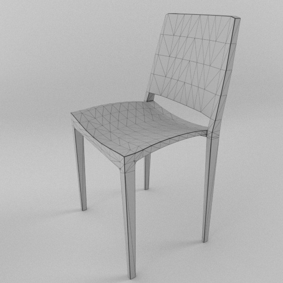 3d Model Plastic Chair
