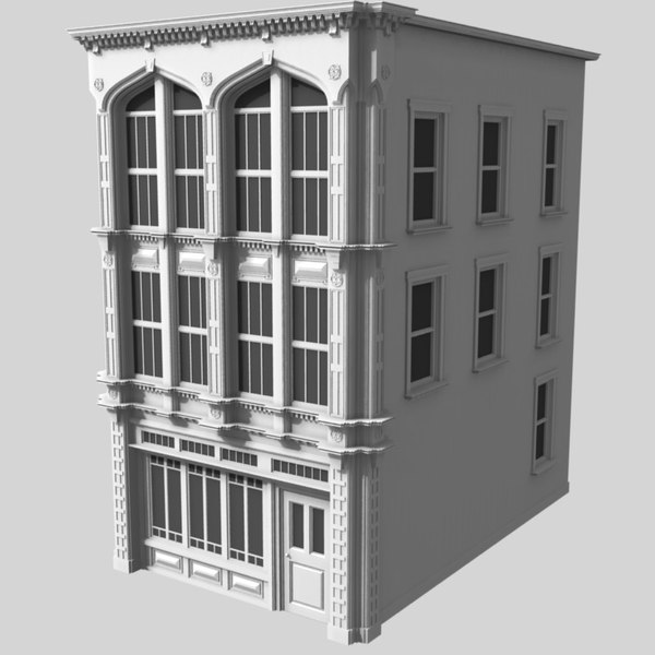 urban building 3d model