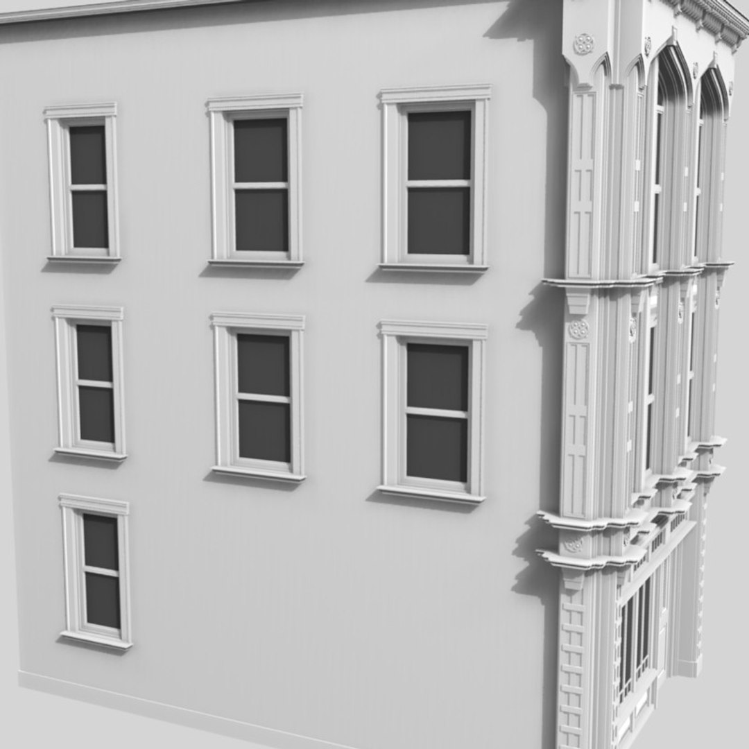 urban building 3d model