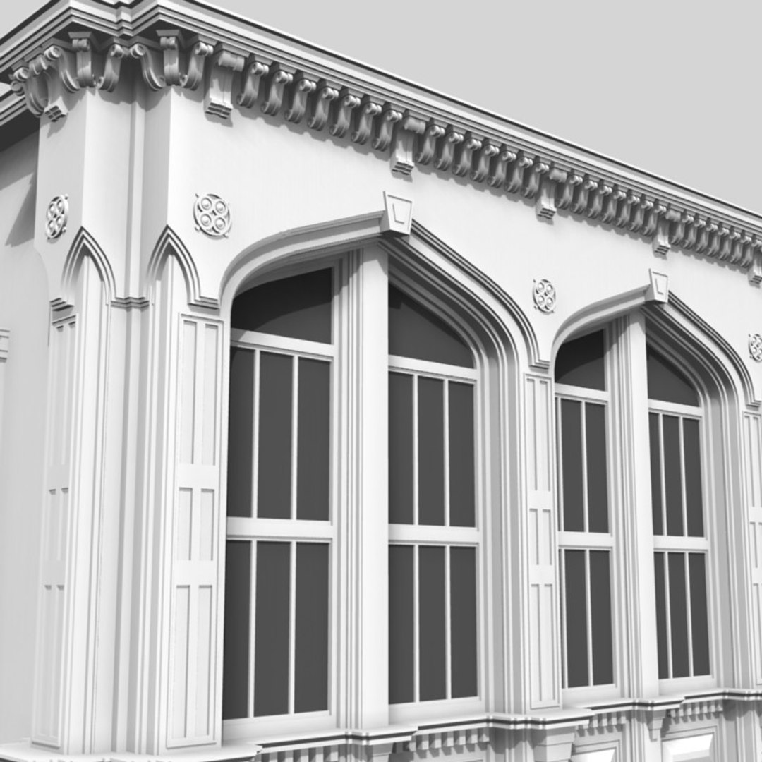 urban building 3d model