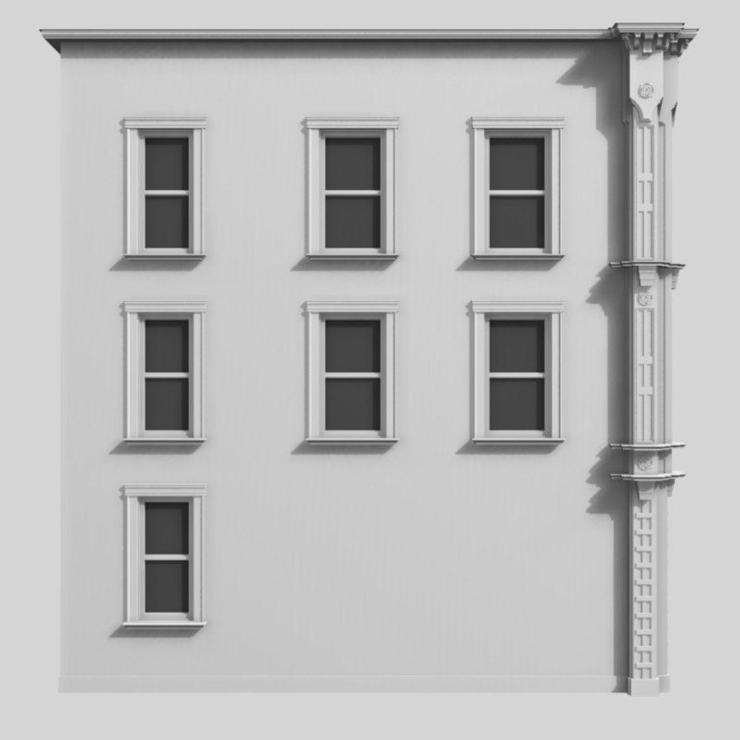 urban building 3d model
