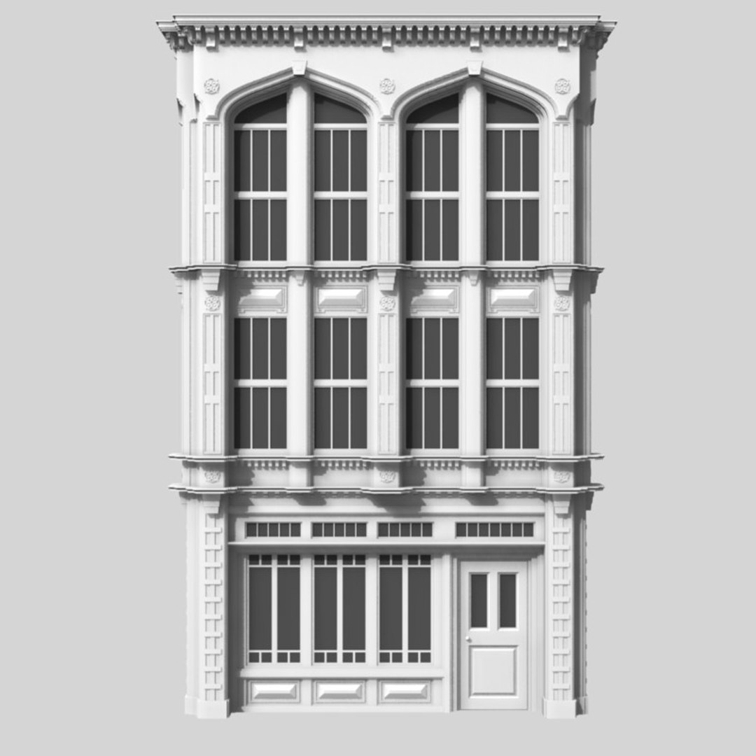 urban building 3d model