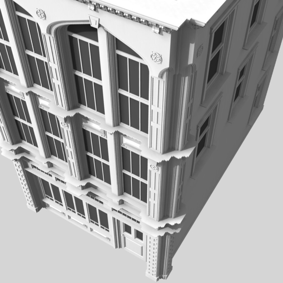 urban building 3d model