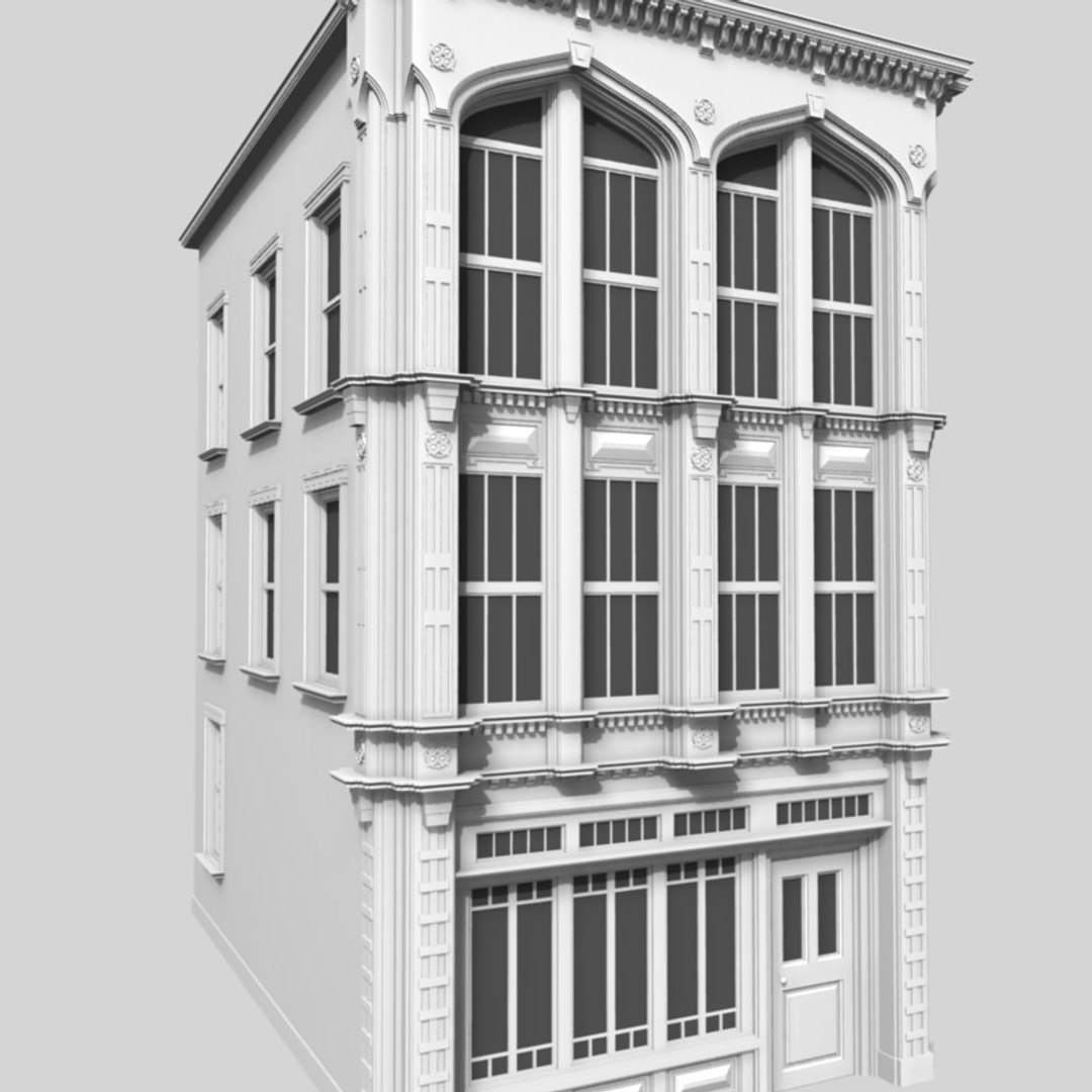 urban building 3d model