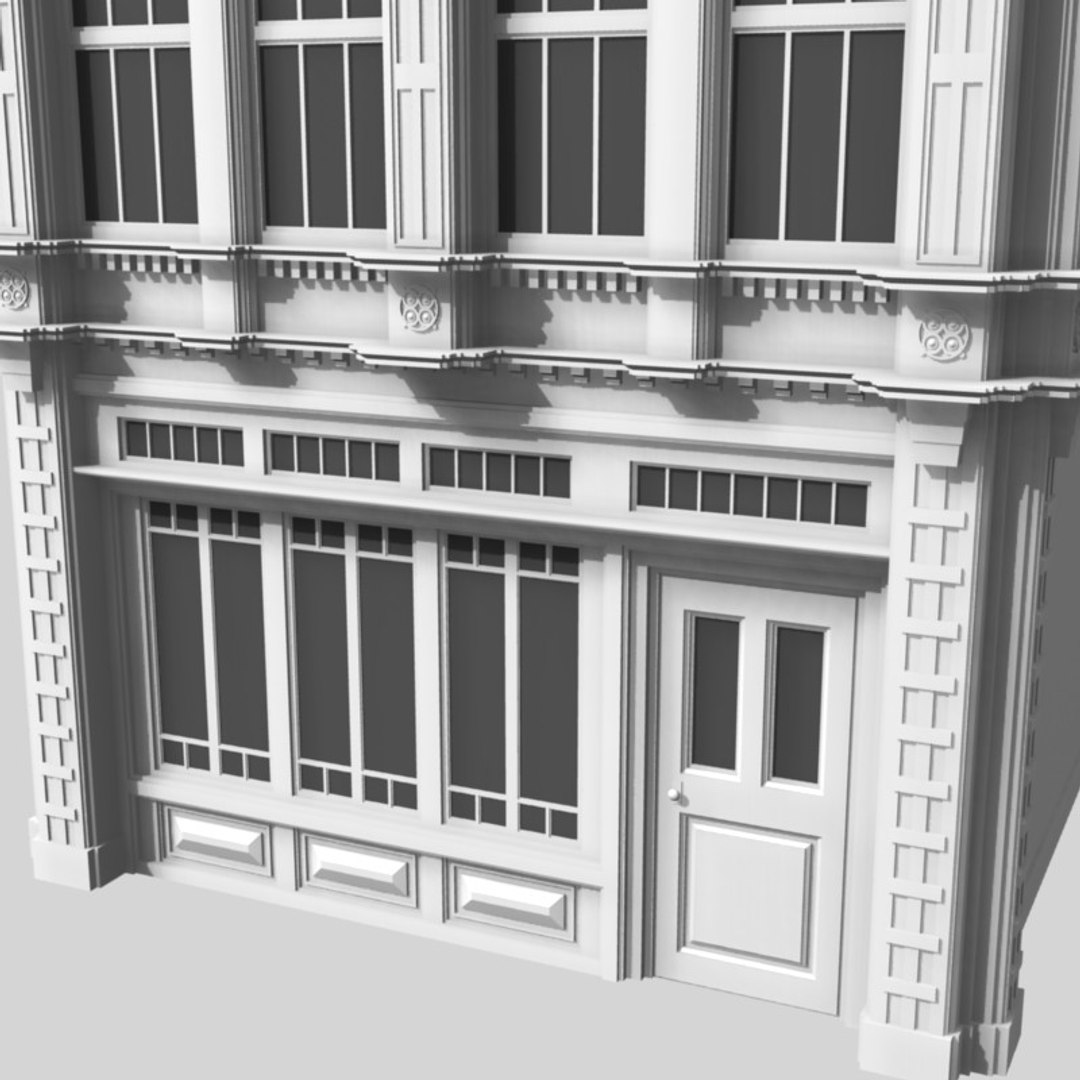 urban building 3d model