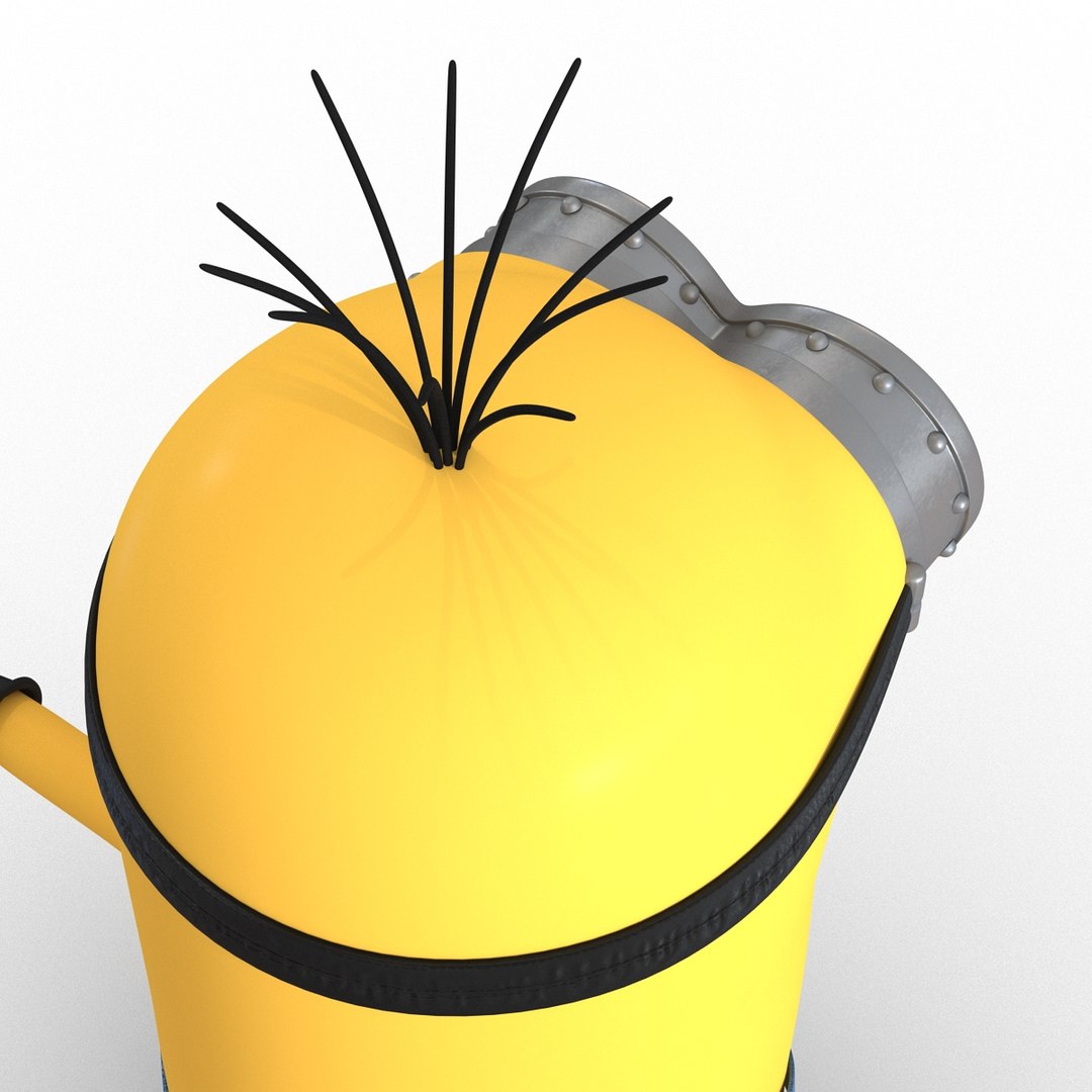 3d model tall eyed minion