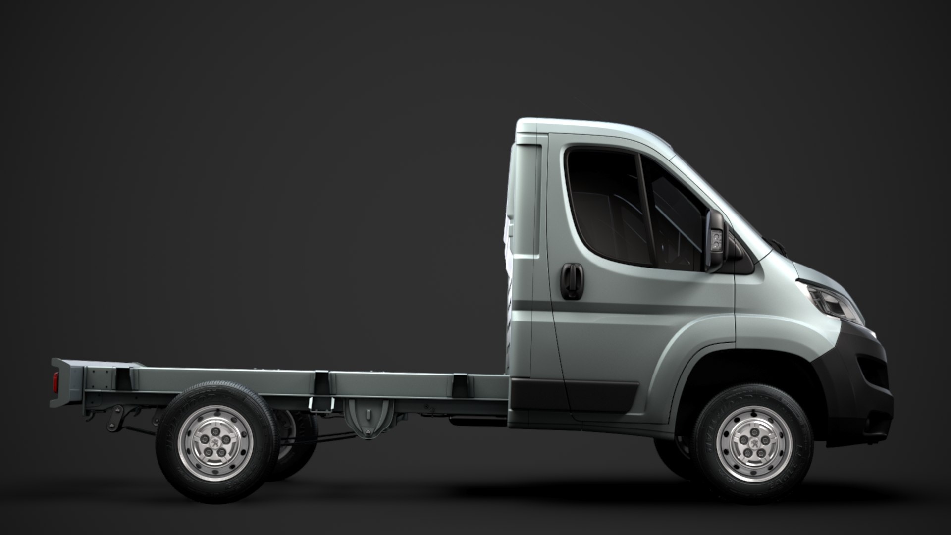 Peugeot boxer manager chassis 3D model - TurboSquid 1457727