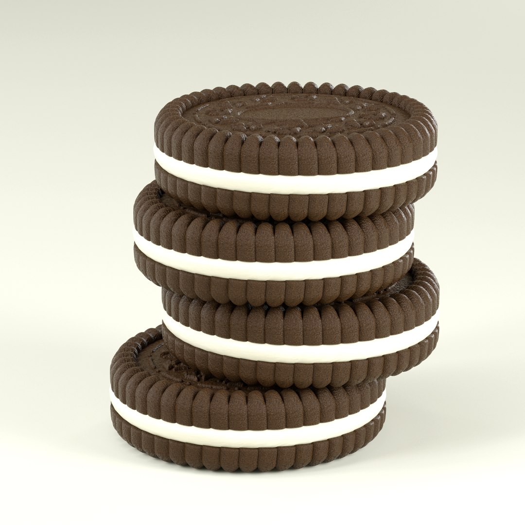 3D Model COOKIE OREO CHOCOLATE - TurboSquid 2151951