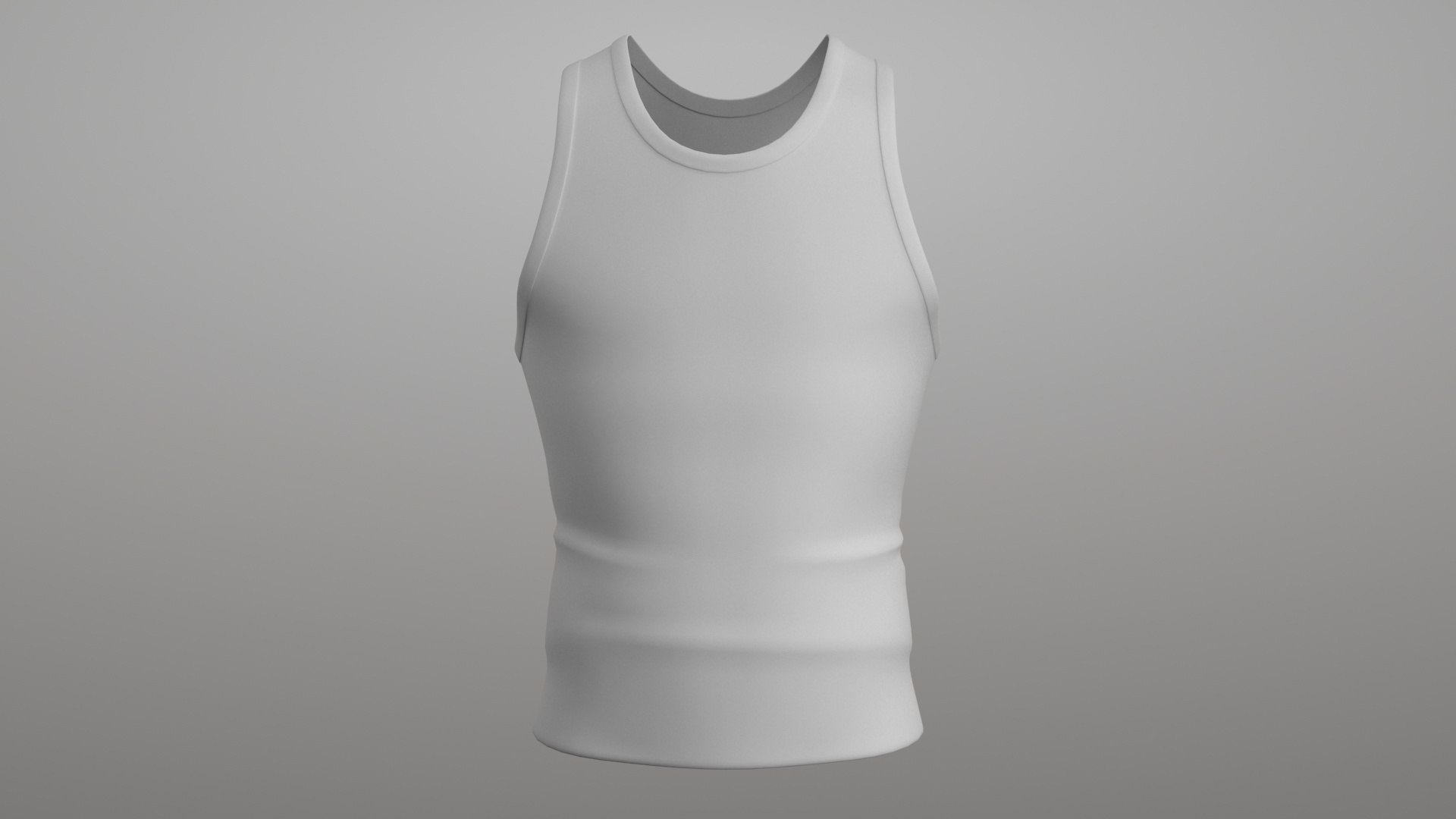 3D Tank Top Male 2v PBR - TurboSquid 2127868