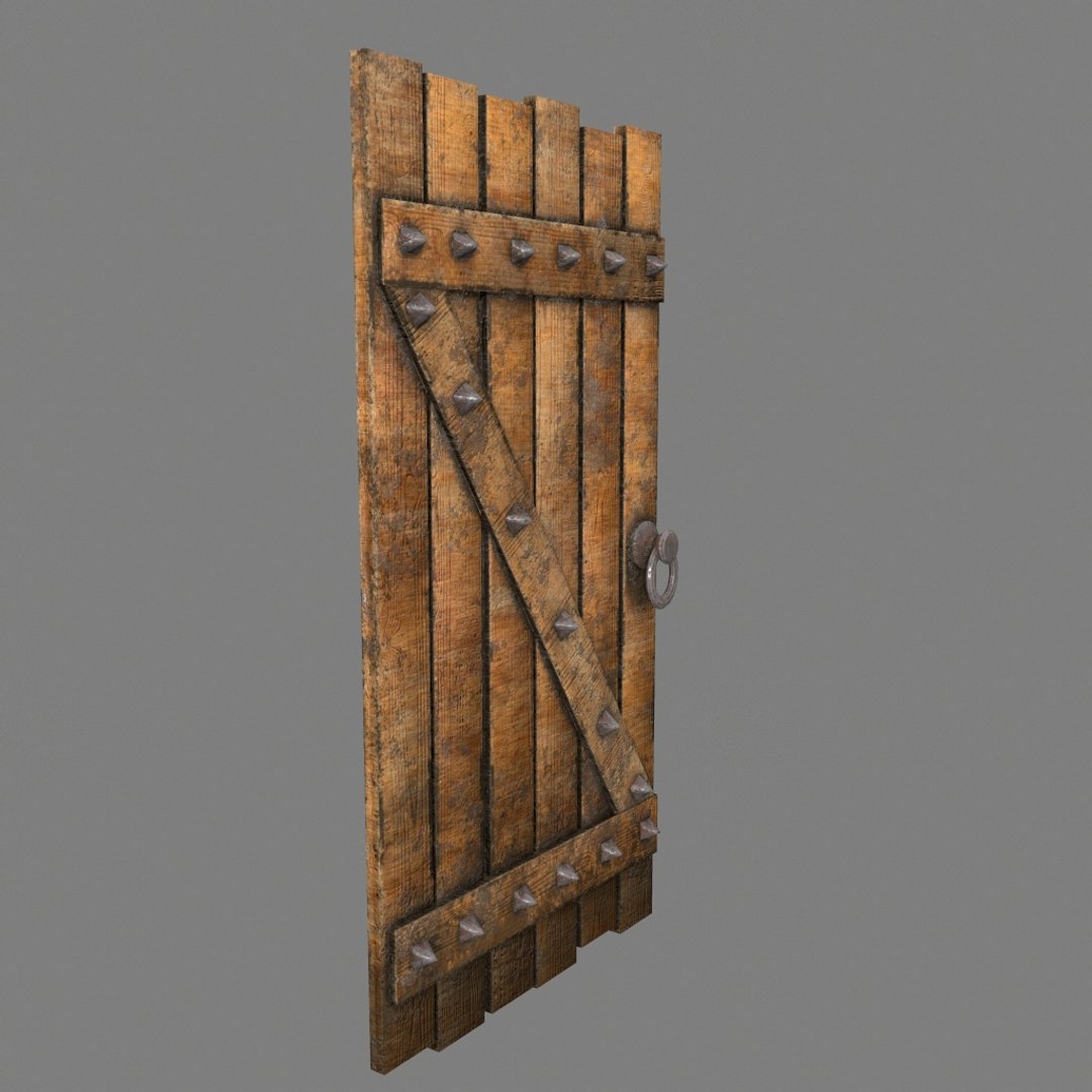 Medieval Door 3D Model - TurboSquid 1295382
