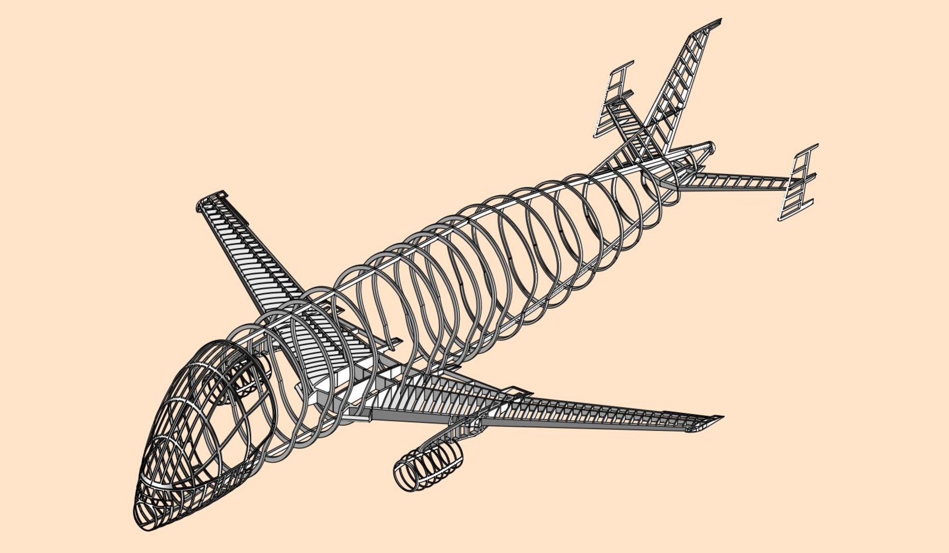 Airbus Beluga Solid Assembly 3D Model - TurboSquid 1488197