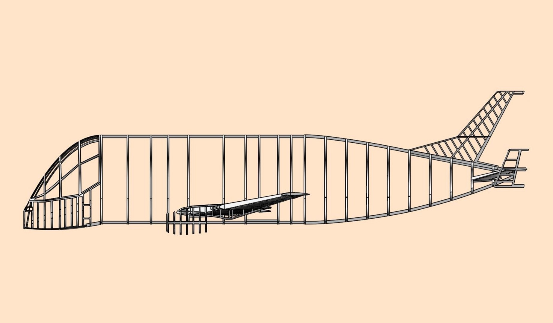 Airbus Beluga Solid Assembly 3D Model - TurboSquid 1488197