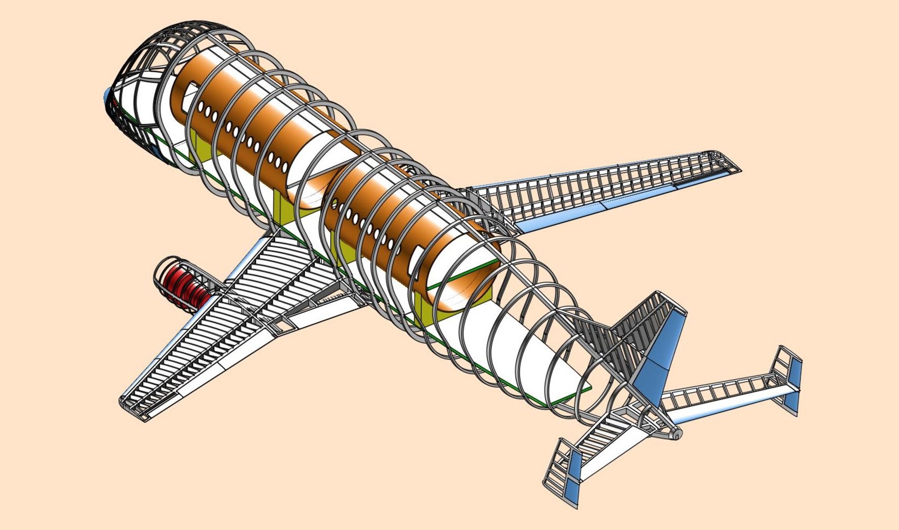 Airbus beluga solid assembly 3D model - TurboSquid 1488197