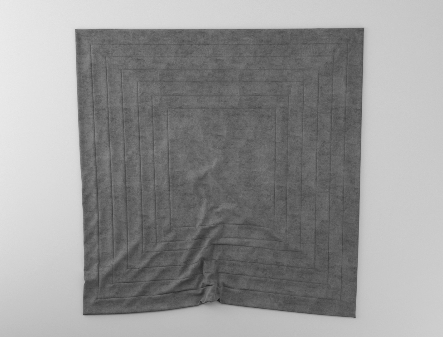 Carpet Rug Wrinkles 3d Model