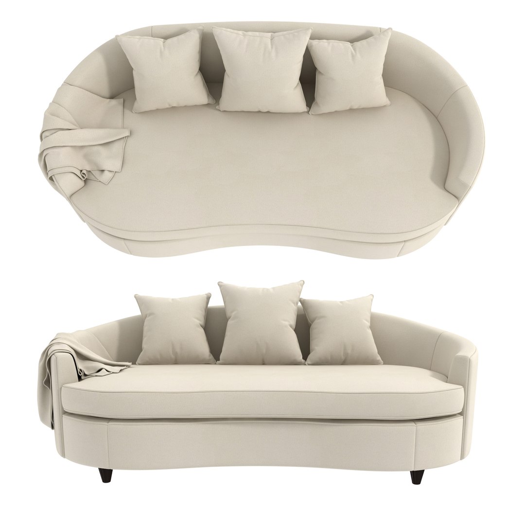 3D Model Kingcome Sofas Hugo Sofa Signature Collection - TurboSquid 2327031