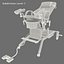 3d Urological Chair Model