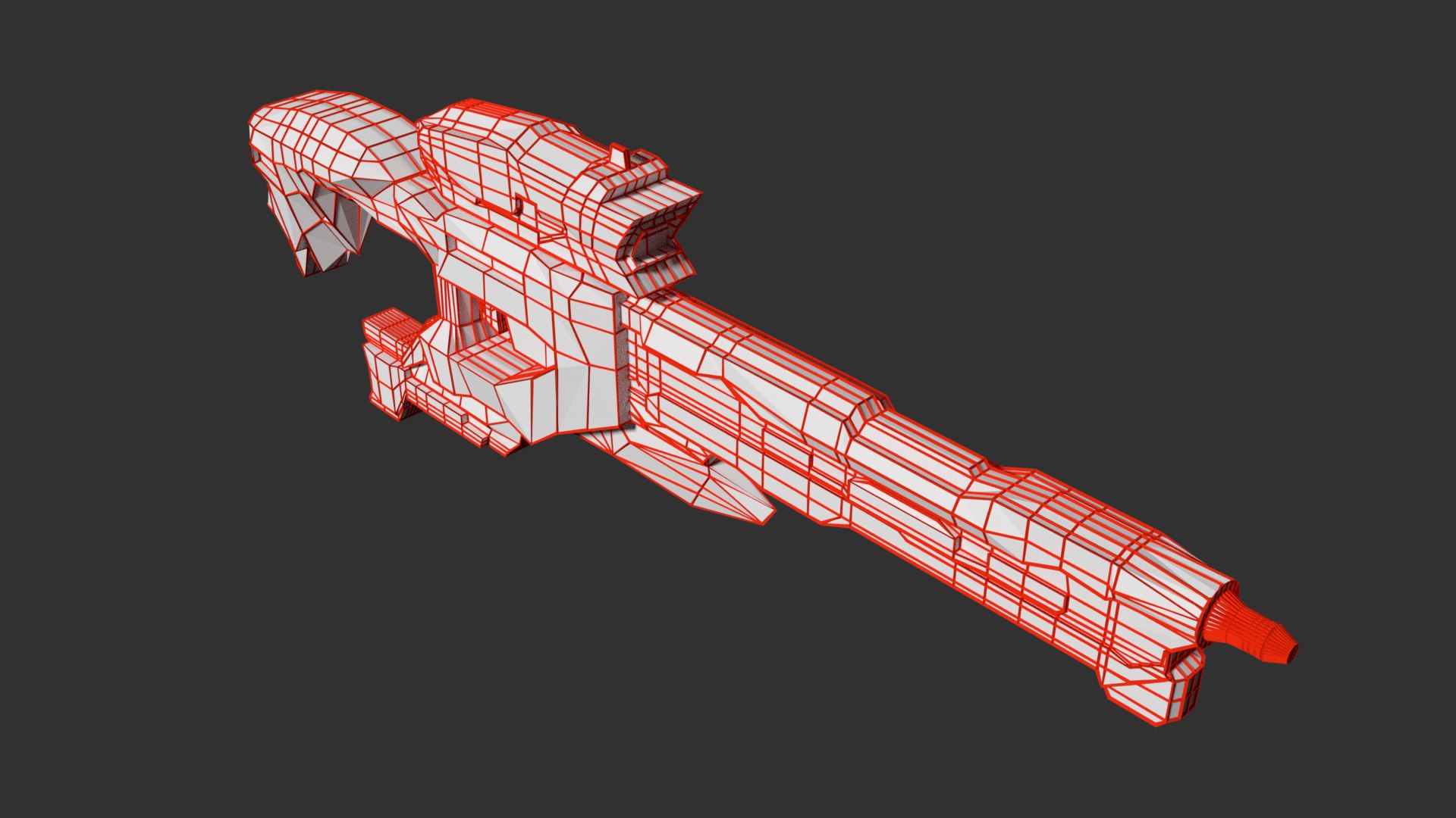 Futuristic Gun 3d 3ds