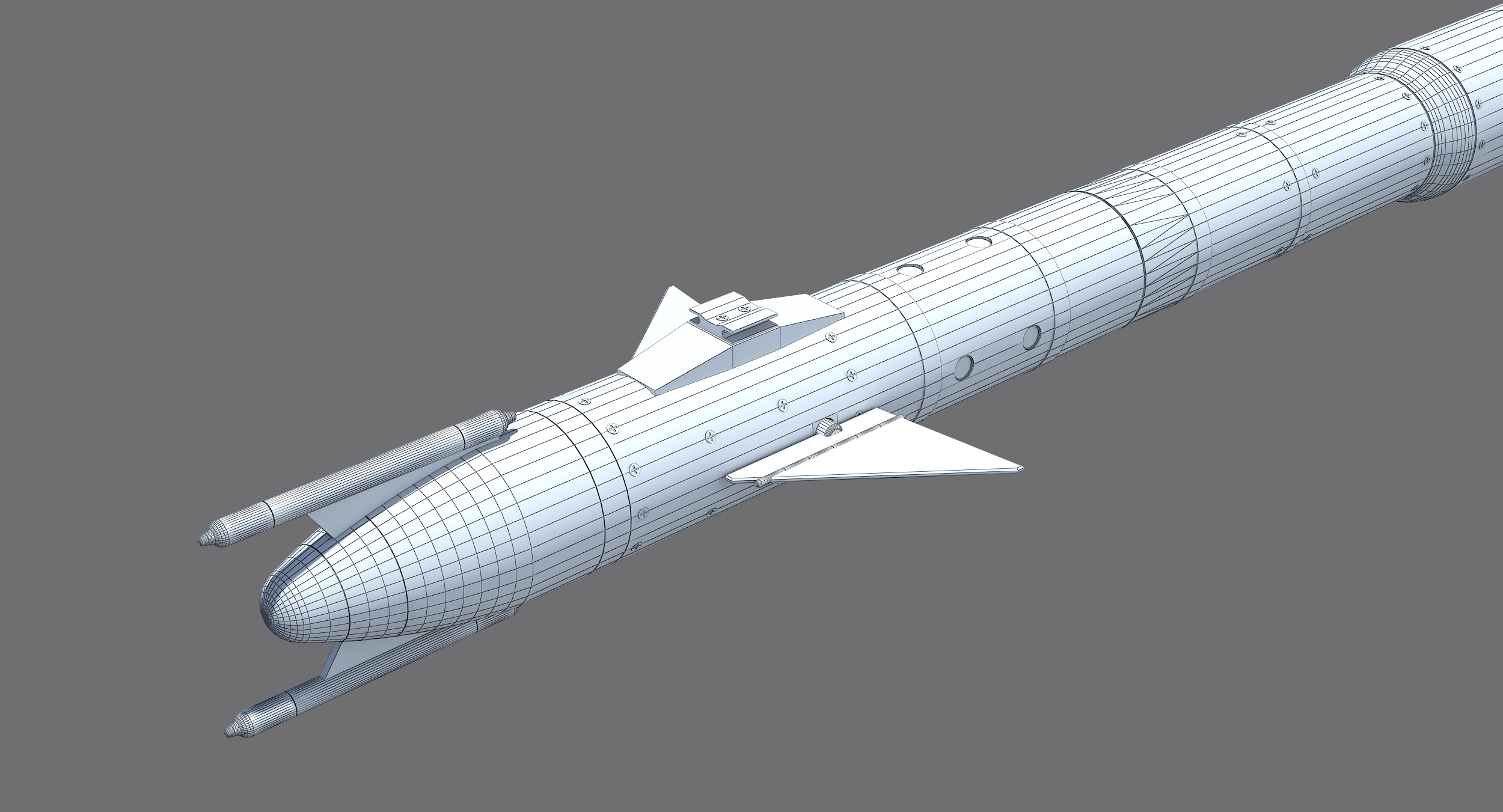 Rim-116 rolling airframe missile 3D model - TurboSquid 1224593