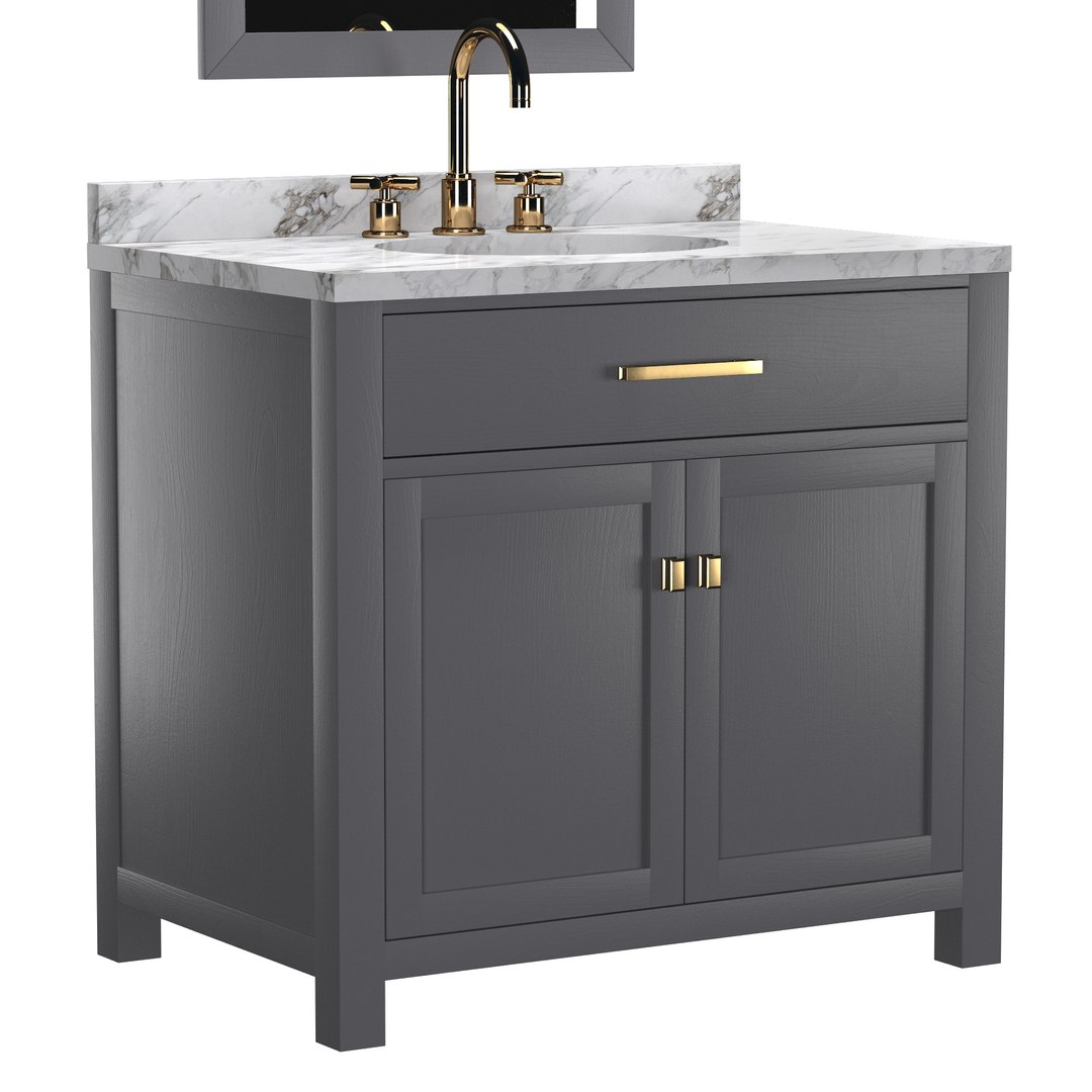 3D model HUTTON SINGLE VANITY - TurboSquid 1898226