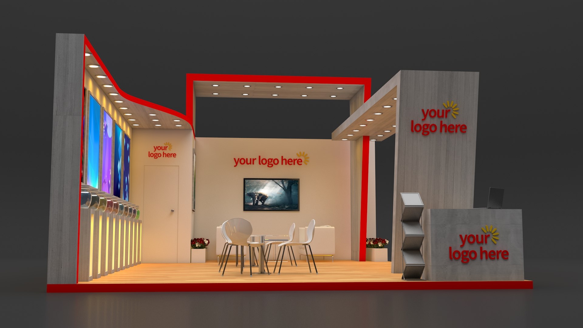 Stall 6m X 9m 3D Model - TurboSquid 2038909