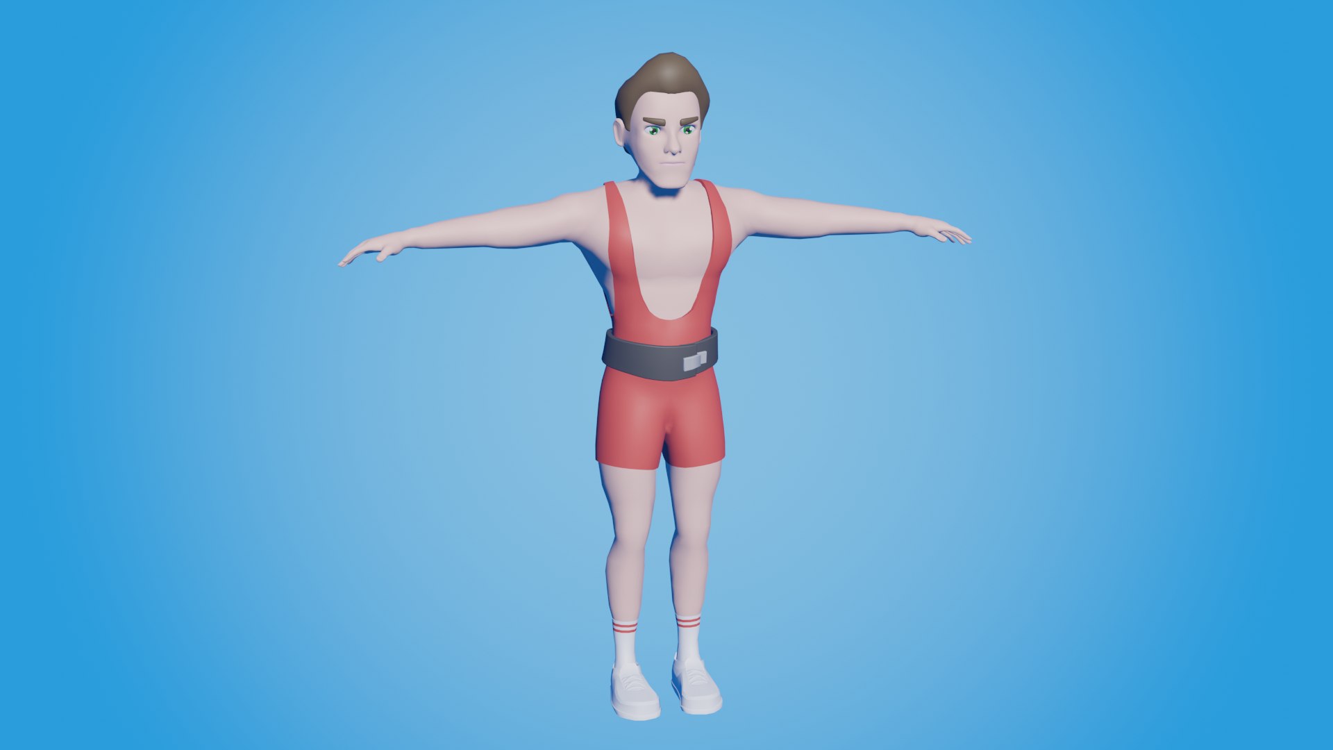 3D Sportsman GYM Guy Character 1 - TurboSquid 1916360