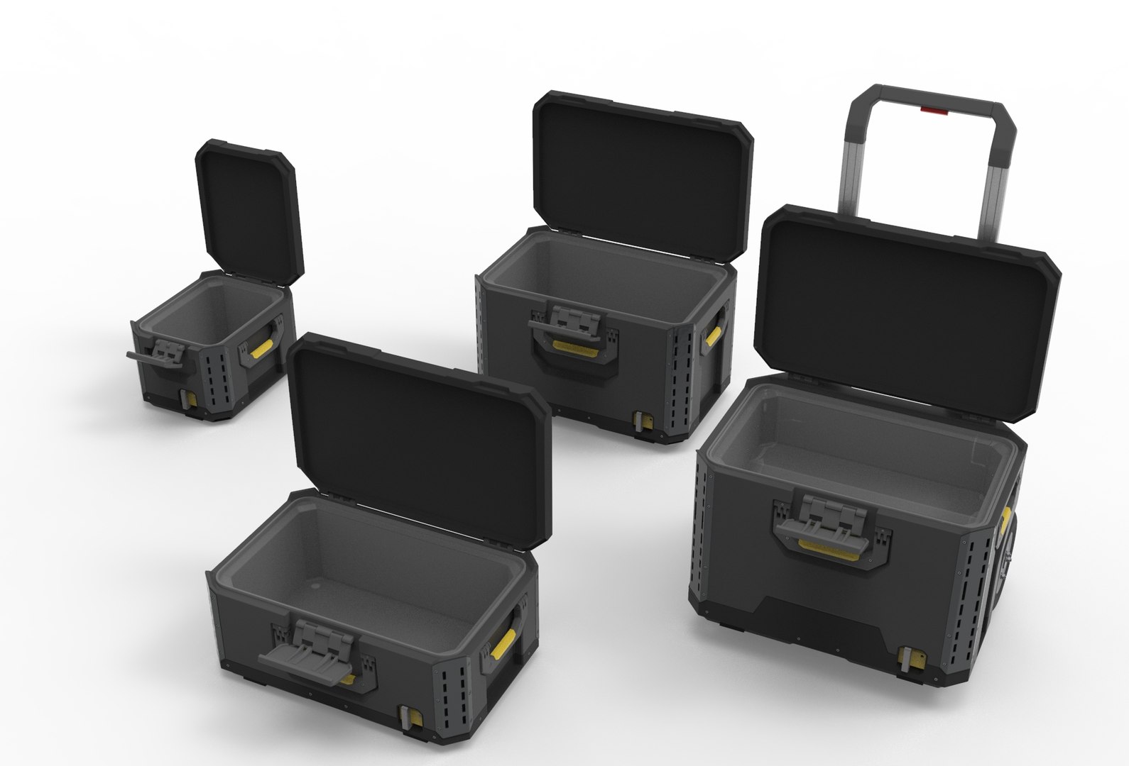 3D Tool Box Set Closed And Open Model - TurboSquid 2363053