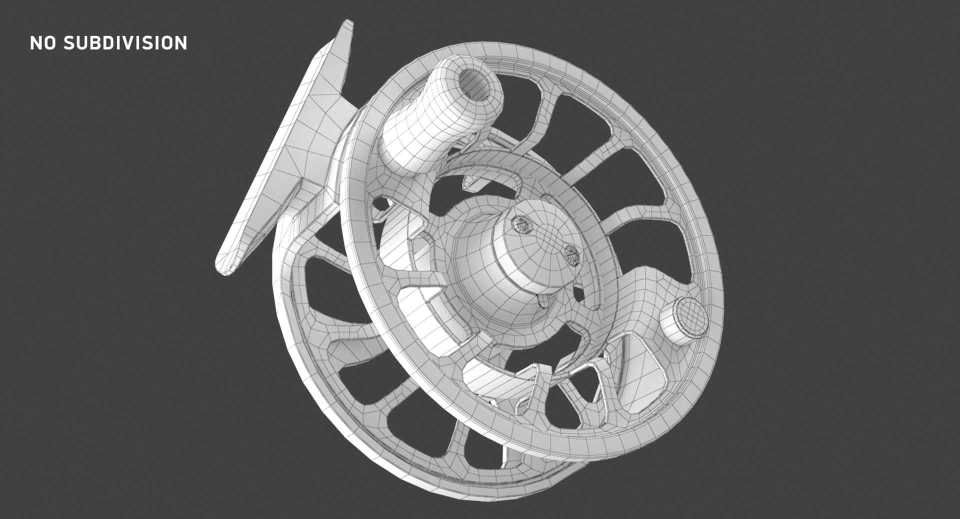 3D Model Fly Reel Black - TurboSquid 1343020