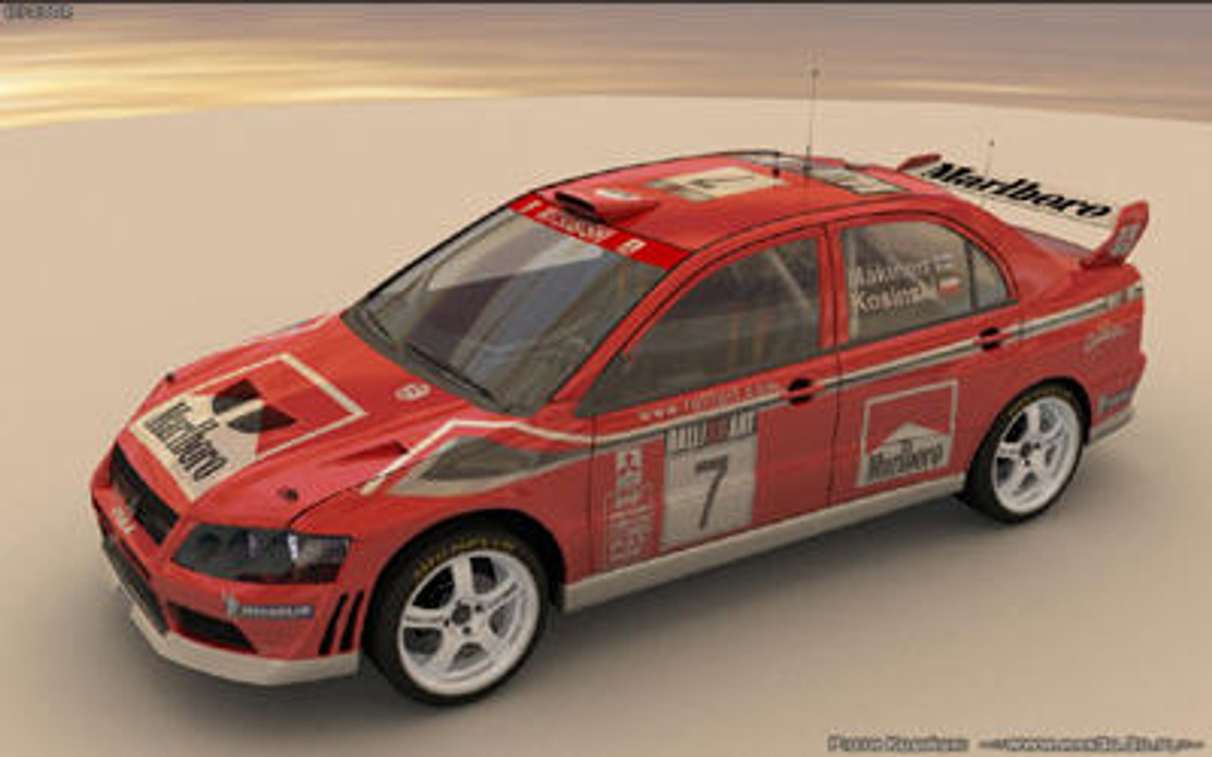 Lancer Wrc 3d Model