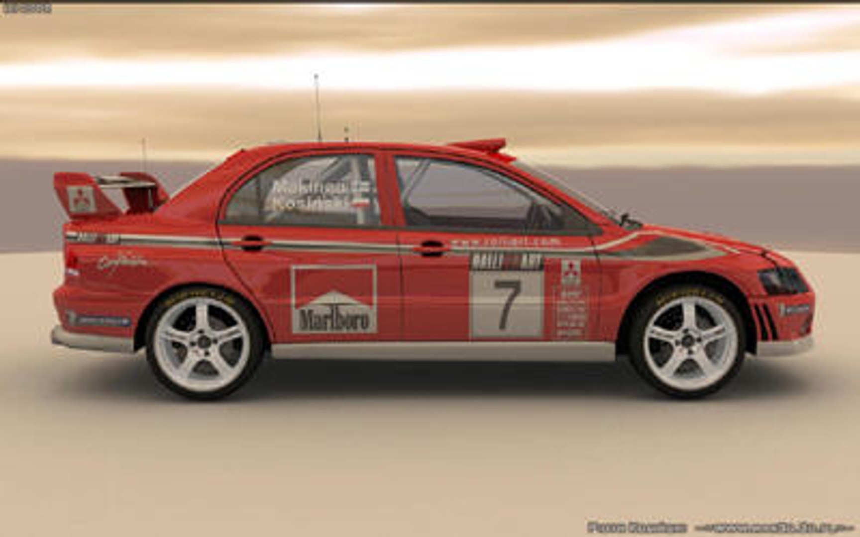 Lancer Wrc 3d Model