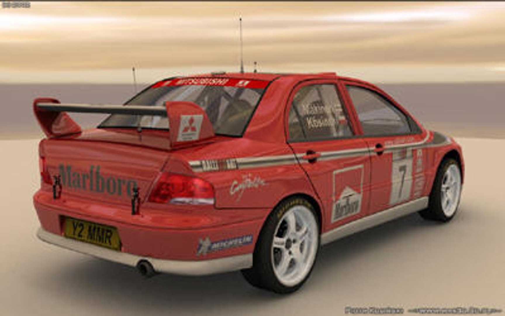 Lancer Wrc 3d Model