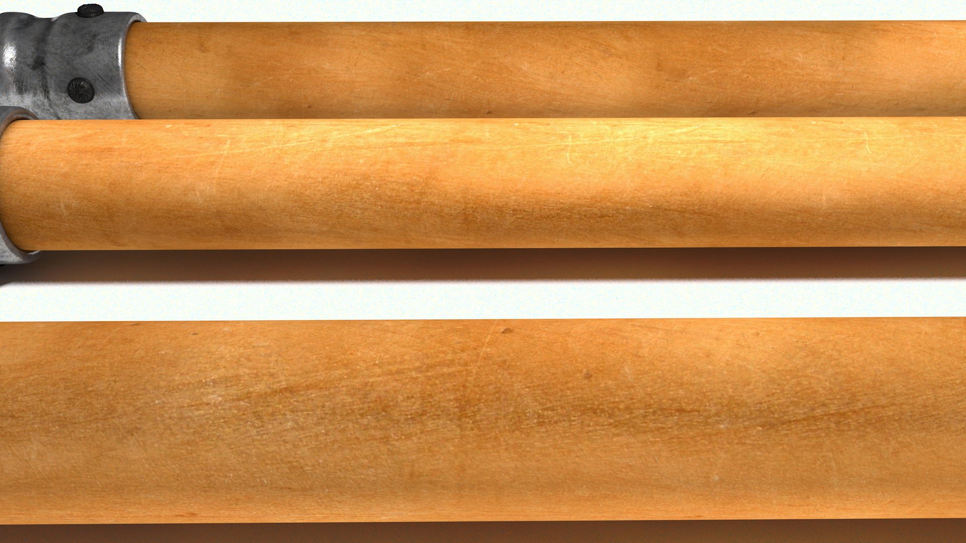 3D Model Three-sectional Staff Triple Nunchaku - TurboSquid 1274427