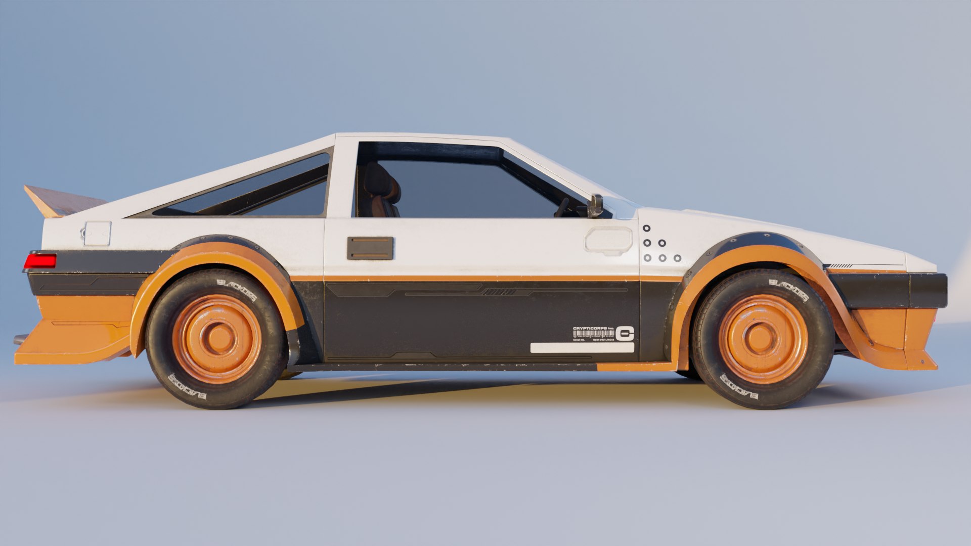 Cyberpunk Fictional AE86 3D Model 3D Model - TurboSquid 2090968