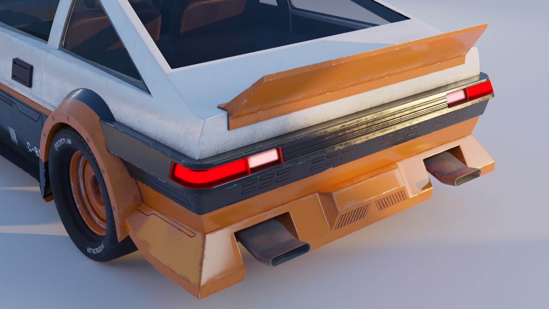 Cyberpunk Fictional AE86 3D Model 3D Model - TurboSquid 2090968