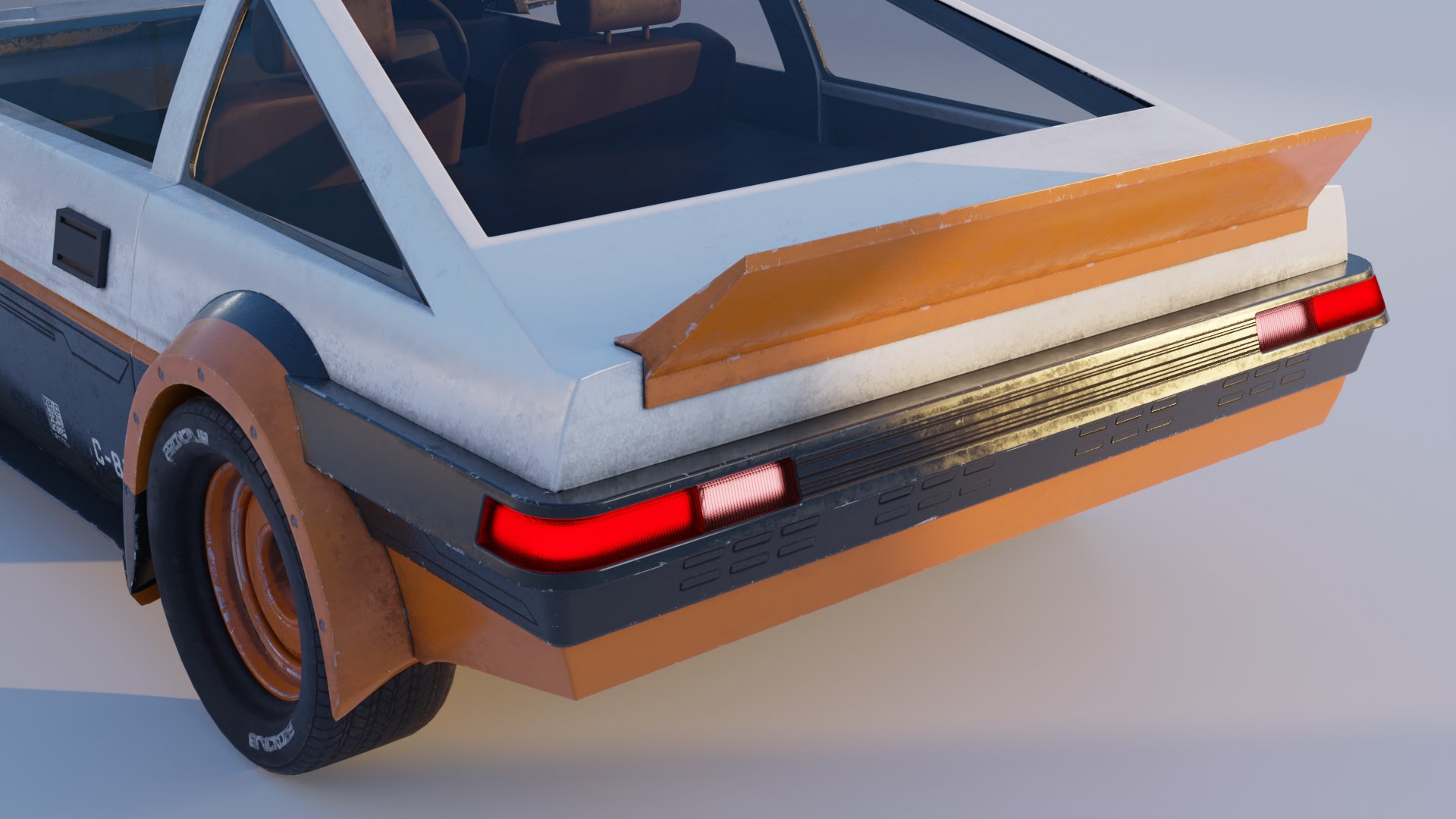 Cyberpunk Fictional AE86 3D Model 3D Model - TurboSquid 2090968