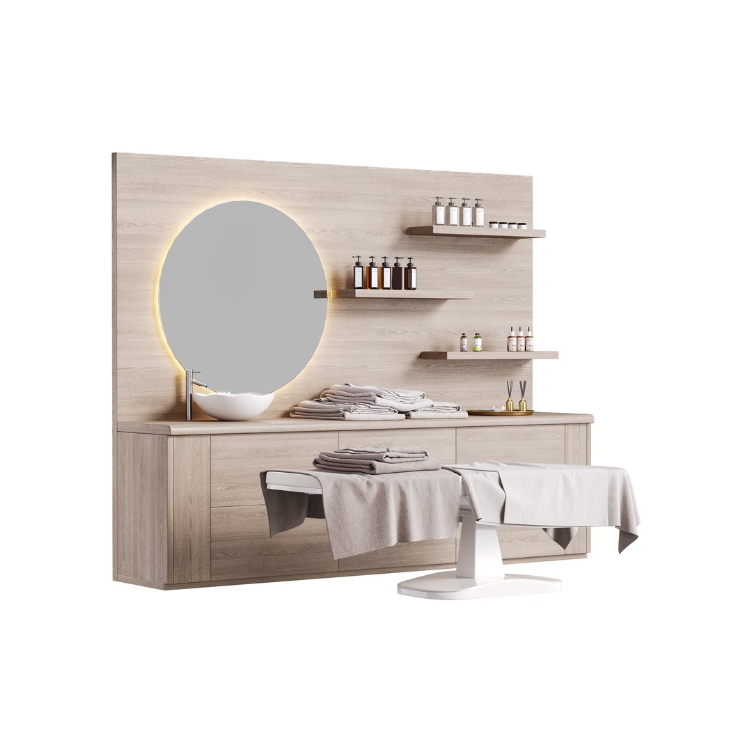 3D Model Modern Spa And Accessories 06 - TurboSquid 2295484