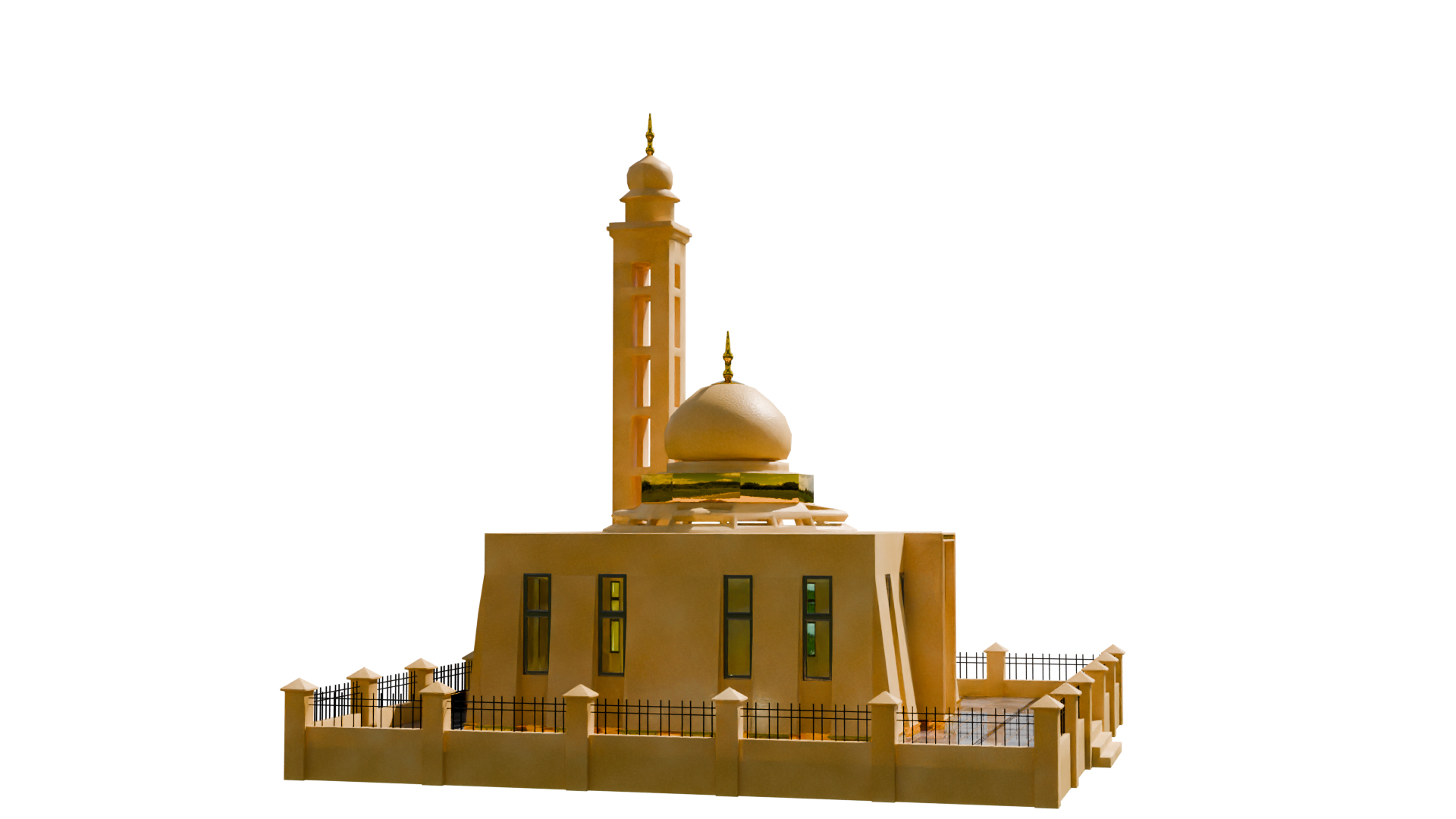 Sarwar Masjid 01 3D Model - TurboSquid 2254040