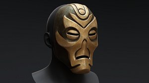 modelo 3d Máscara de sacerdote dragón de Skyrim - Vokun - TurboSquid ...