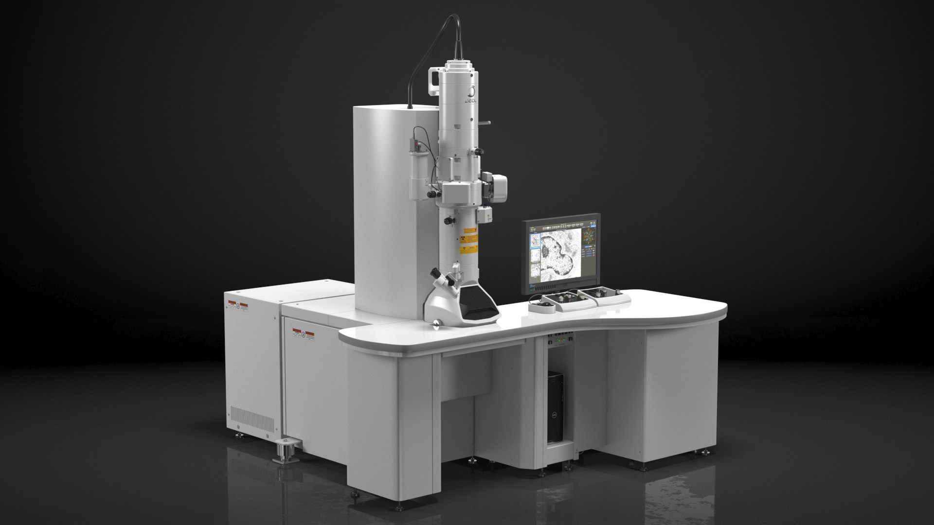 3D Transmission Electron Microscope JEOL With Control System ...
