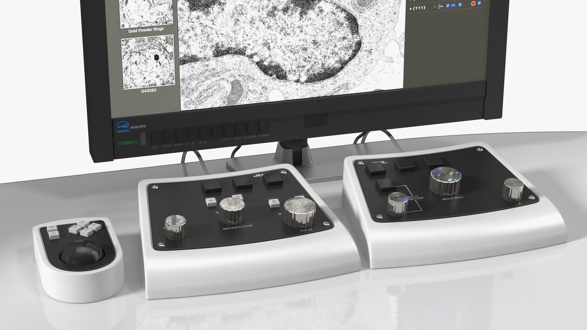 3D Transmission Electron Microscope JEOL With Control System ...