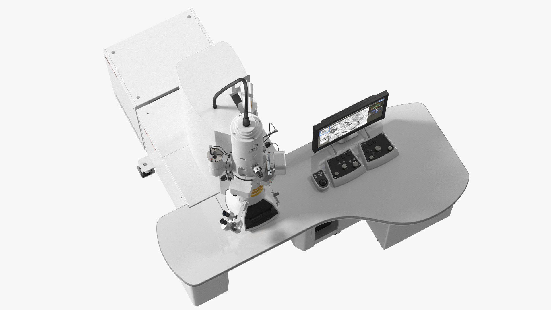 3D Transmission Electron Microscope JEOL With Control System ...