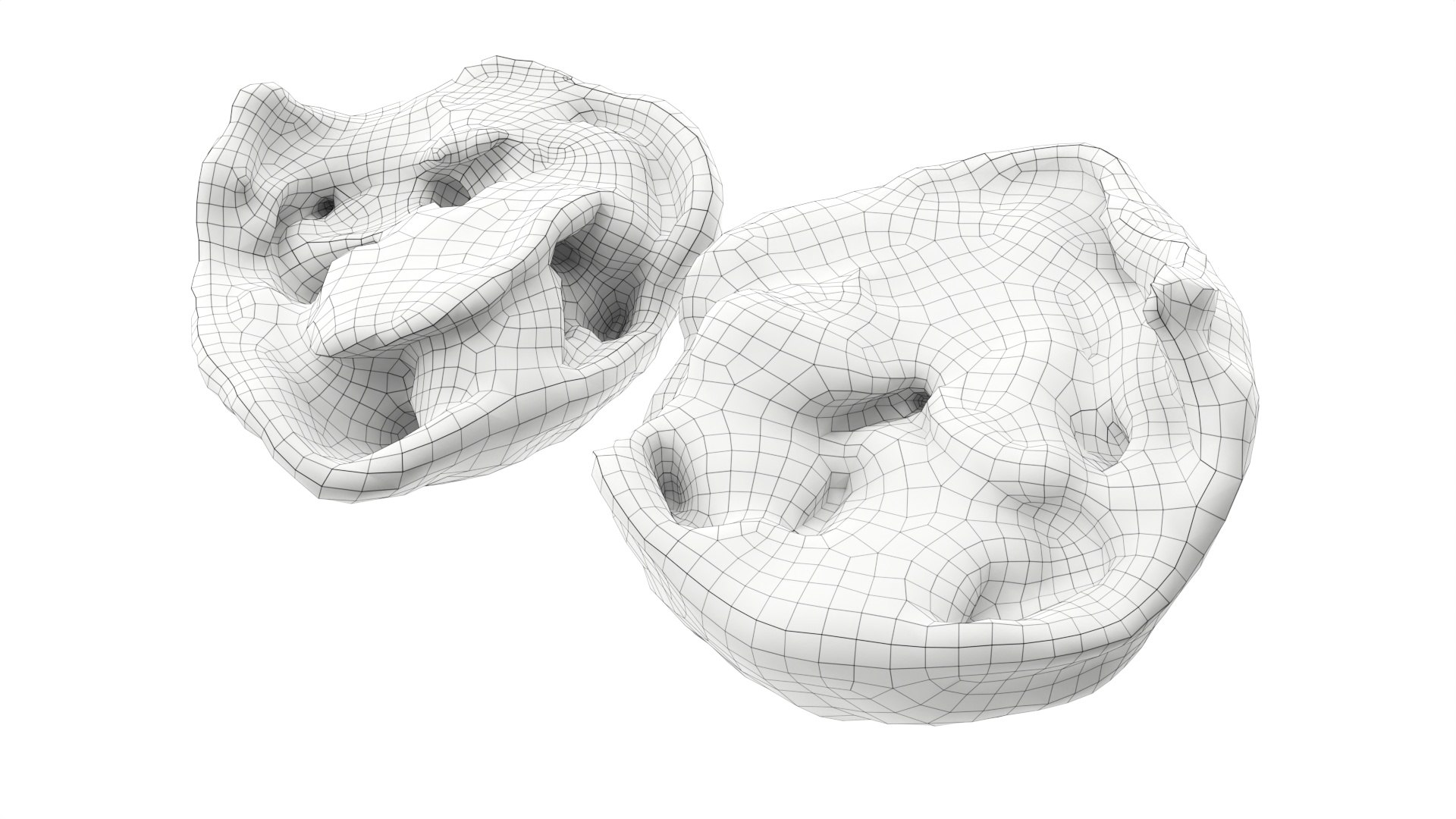 3D Walnut Half - TurboSquid 2314891
