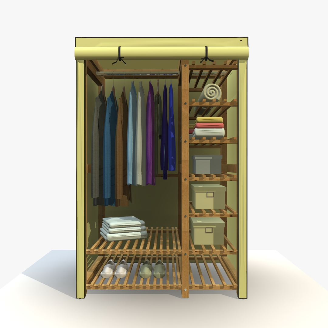 3d wardrobe clothes wardobe 2