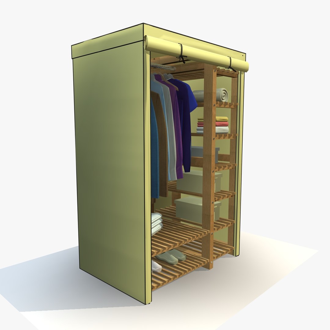 3d wardrobe clothes wardobe 2