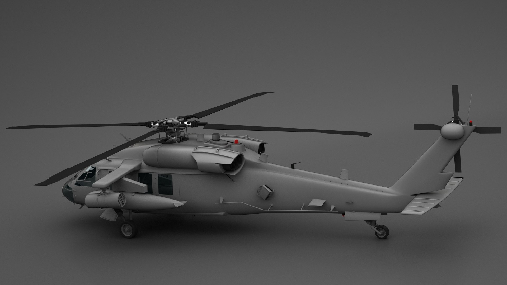 Black Hawk Sikorsky UH-60 3D Model - TurboSquid 2011573