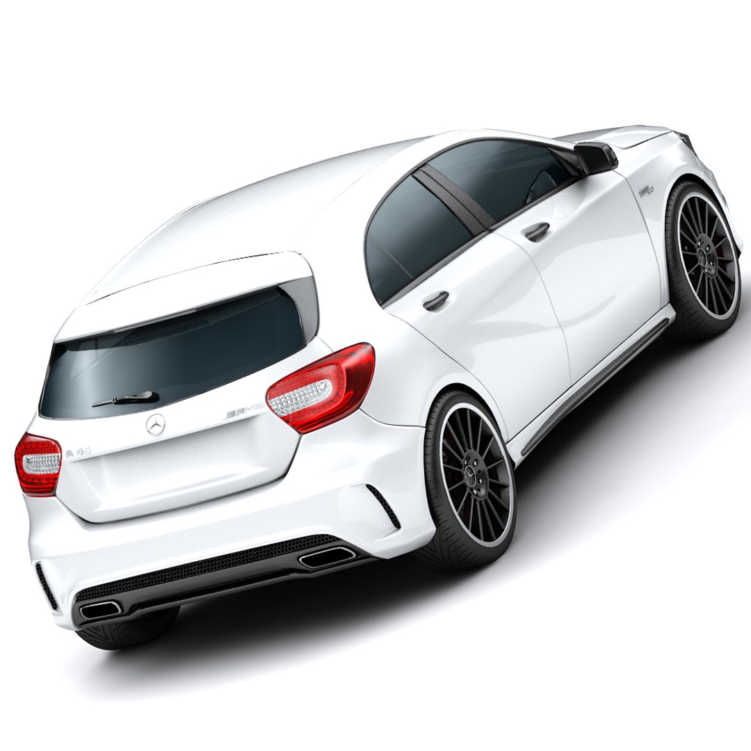 Mercedes-benz A45 Amg 2014 3d Model