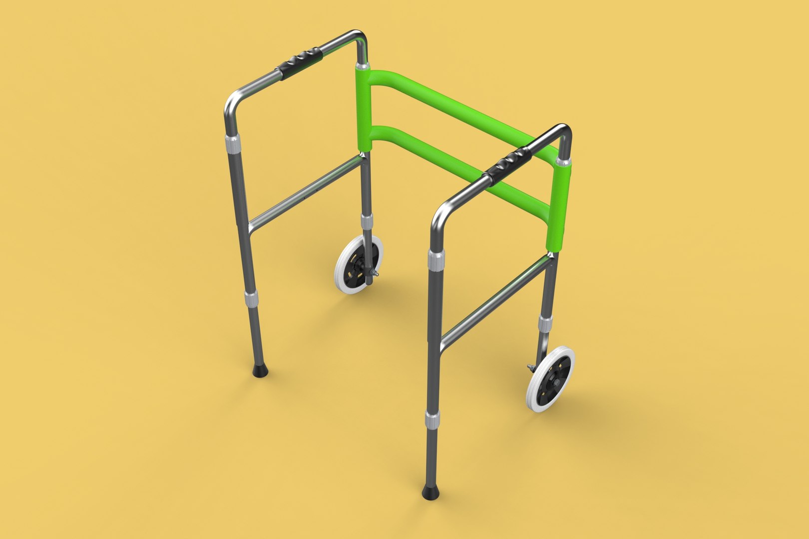 WHEELED WALKER ROLLING ZIMMER WALKING FRAME ROLLATOR FOLDABLE Model ...