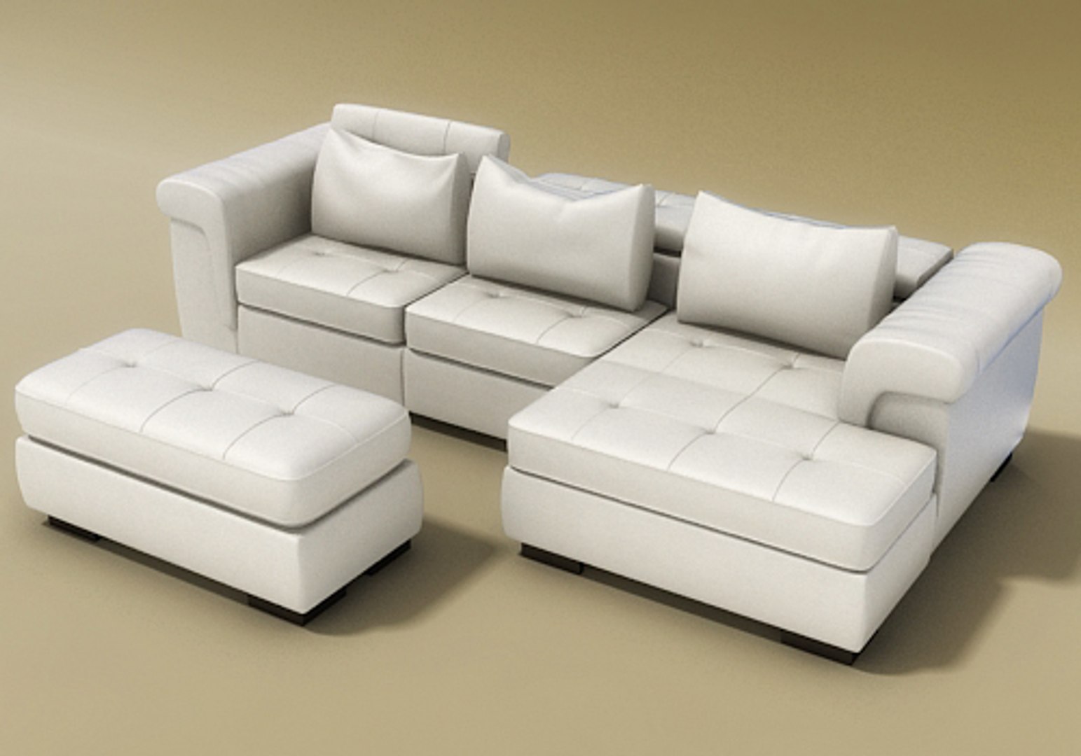 3d Couch Sofa Model